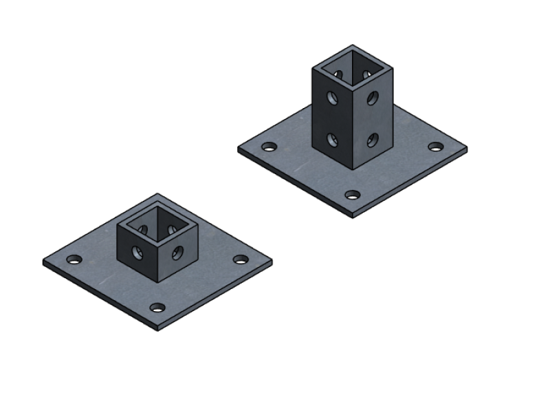 Bracket Base Plate | steel&tube