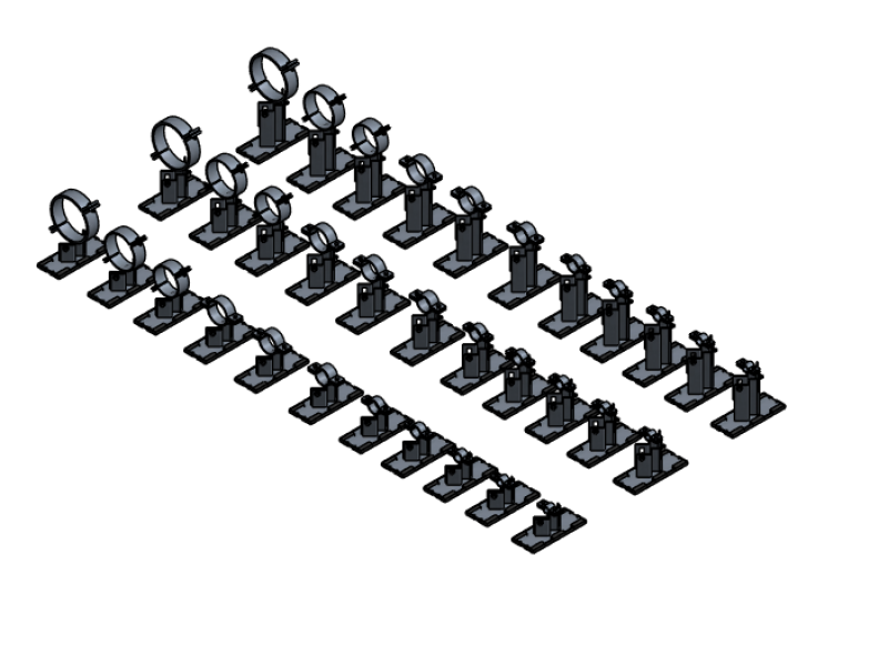 Clamp Sliding Support LA-HV | steel&tube