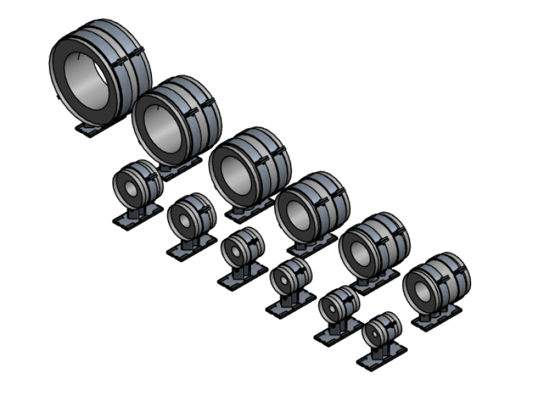Clamp Sliding Support LK-HV-150 | steel&tube