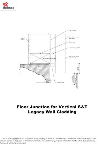 Floor Junction for Wall Cladding | steel&tube