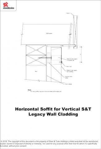 Horizontal Soffit for Wall Cladding | steel&tube