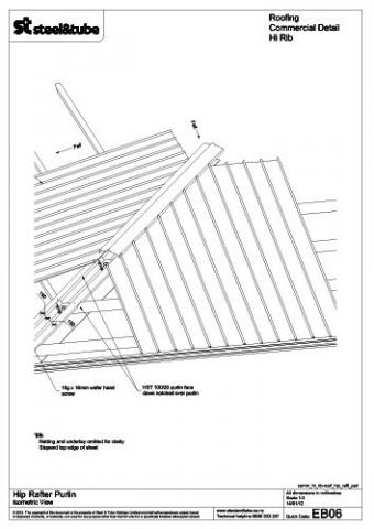 Hip Rafter Purlin | steel&tube