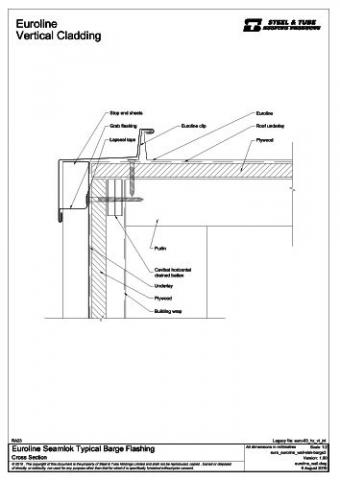 Typical Barge Flashing | steel&tube