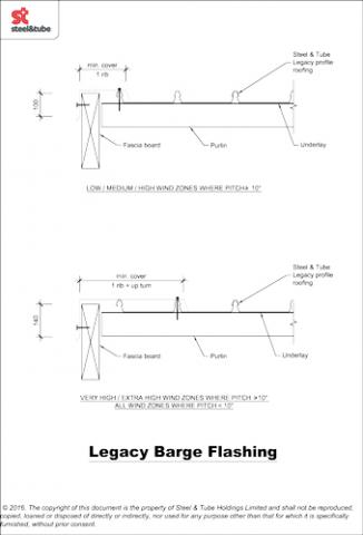 Barge Flashing | steel&tube
