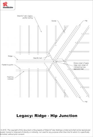 Ridge - Hip Junction | steel&tube